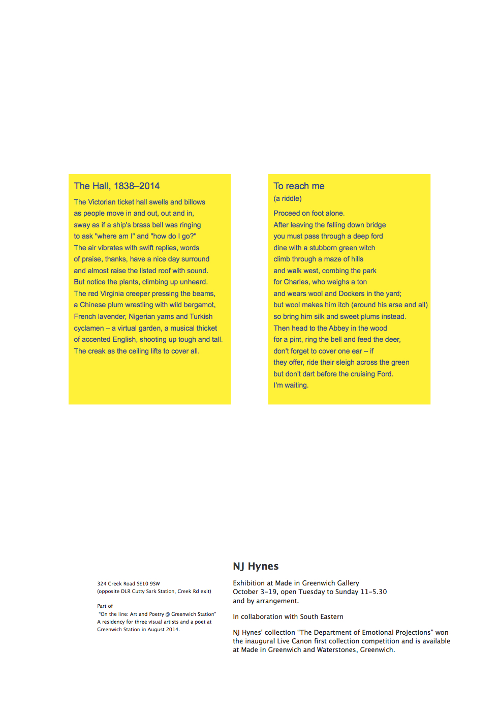 Poetry posters – Upogoupogo